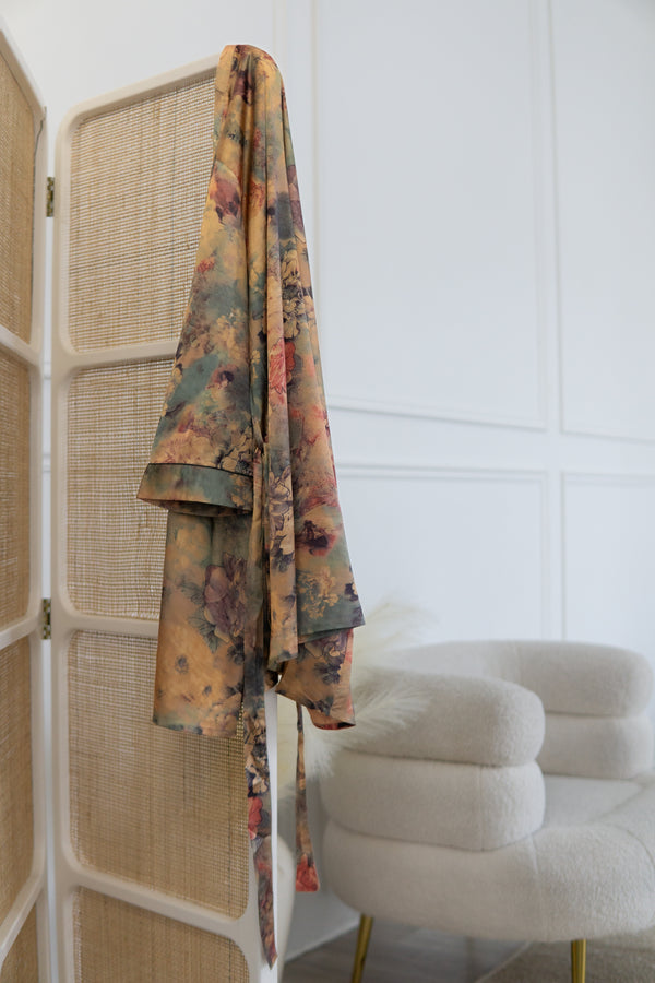 Women's Satin Robe | Lightweight Satin Robe | RANI